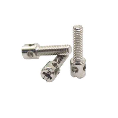 China M4 Phillips Cross Slotted Head Anti Theft Seal Screw Brass 304 Stainless Steel for Electric Meter for sale