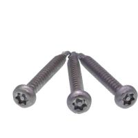 China 304 Stainless Steel Pin Head Torx Self Drilling Screws Tamper Resistant M3.5 x 16mm for sale