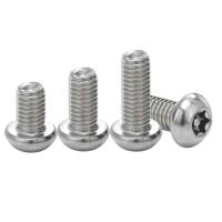 China Stainless Steel Pan Head Security Torx Pin Center Tamper Proof Screw M1.6-M6 for sale