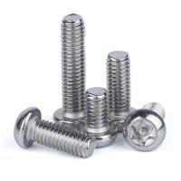 China Stainless Steel Pan Head Security Torx Pin Center Tamper Proof Screw M1.6-M6 for sale