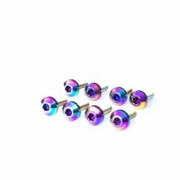 China M8x30 GR5 Titanium Rotor Bolt Stainless Steel Hex Head Bolts Custom Length for sale