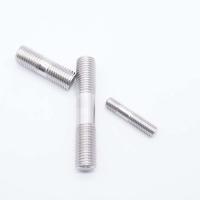 China 304 Stainless Steel Double Head Bolt Insulator Stud M6 to M24 50-150mm Thread Rod Fastener for sale