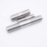 China 304 Stainless Steel Double Head Bolt Insulator Stud M6 to M24 50-150mm Thread Rod Fastener for sale