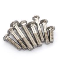 China M12 Stainless Steel Carriage Bolt A2-70 Flat Head Screw DIN ASME Standard 304 for sale