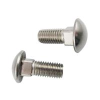 China M12 Stainless Steel Carriage Bolt A2-70 Flat Head Screw DIN ASME Standard 304 for sale
