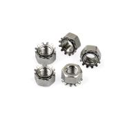 China Grade A 304 Stainless Steel Nuts Reversible Keps K Lock Nuts Self Locking for sale