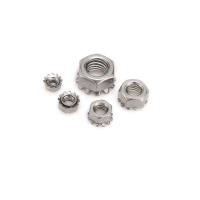 China Grade A 304 Stainless Steel Nuts Reversible Keps K Lock Nuts Self Locking for sale
