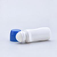China 30ml Roll On Deodorant Containers Plastic Purple Cap Empty Roller Bottle for sale