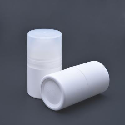 China White Color Large Roller Bottles Refillable 35.56mm ODM 50ml Roll On Bottles for sale