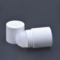 China White Color Large Roller Bottles Refillable 35.56mm ODM 50ml Roll On Bottles for sale