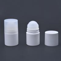 China White Color Large Roller Bottles Refillable 35.56mm ODM 50ml Roll On Bottles for sale