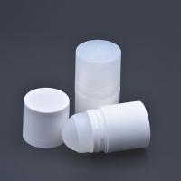 China 50ml Plastic Roller Perfume Bottles Custom Color Empty PP Rollerball for Essential Oils for sale