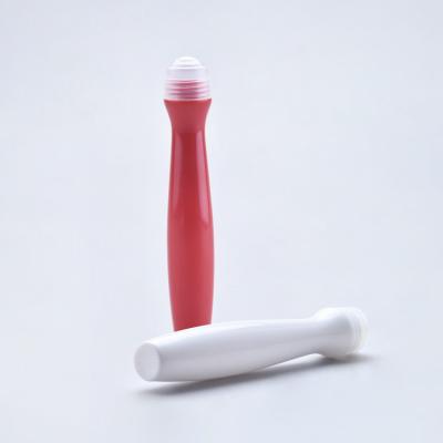 China Customized 15ml Mini Roller Bottle PP Plastic with Stainless Steel Ball for Eye Cream for sale