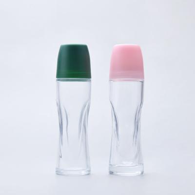 China 65ml Empty Deodorant Roller Bottles with Plastic Roller Ball 28.6mm for sale