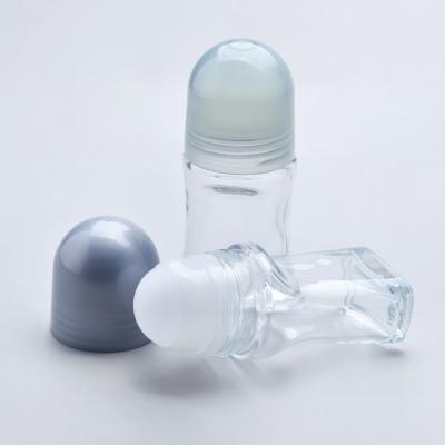 China 50ml Glass Perfume Roller Bottle 110mm Height Essential Oil Container for sale