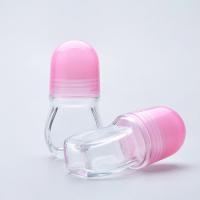 China Transparent Clear Glass Roller Ball Bottles Empty 50ml For Essential Oil for sale