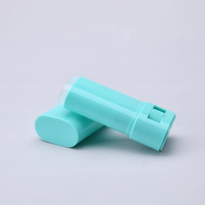 China 21g Plastic Deodorant Tubes Blue Twist Up Smooth Surface for sale