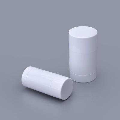 China White Round Plastic Deodorant Tubes 15g 30g 50g Custom Logo ISO9001 for sale