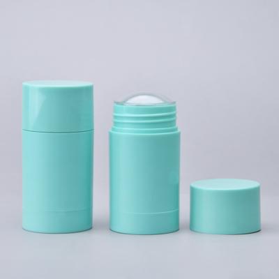 China 1.35 Oz 40g Empty Round Deodorant Tubes ABS Plastic Twist Up for sale