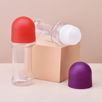 China Customizable Plastic Roller Ball Bottles 75ml Leak Proof Eco Friendly Smooth Surface for sale