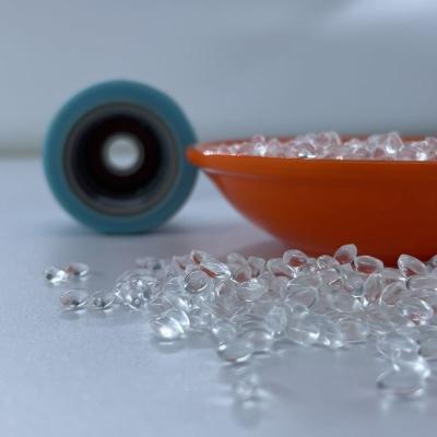China Industrial TPU Raw Material 50A Shore Hardness 22.5 MPa Tensile Strength for Sustainable Manufacturing for sale