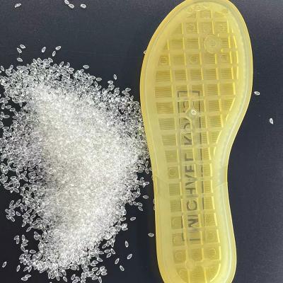 China Transparent Polyether TPU Pellets 85A High Impact Resistance for Sports Equipment Manufacturing for sale