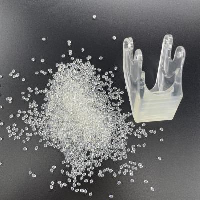 China TPU Raw Material Pellets UV Resistant 65A Injection Grade Clear Granules for Cell Phone Cases and Livestock Ear Tags for sale