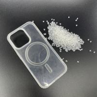 China Polyether TPU Granules 90D Hardness for Phone Cases High Transparency Wear Resistant Raw Material for sale