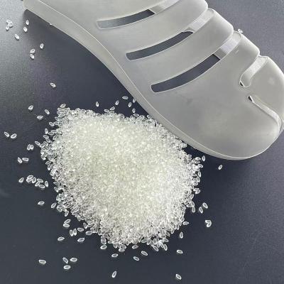 China Polyether TPU Granules 85A High Transparency 5-6mm Fast Forming Good Rebound Toughness for sale