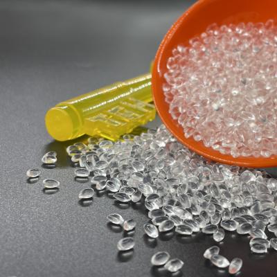 China High Transparent TPU 85A Pellet Ultra Clear Tough Rebound for Light Strips Pet Toys Extruded Pipes for sale