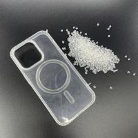 China High Transparent TPU Granules 85A Crystal Clear Anti-Yellowing Shockproof for Phone Case for sale
