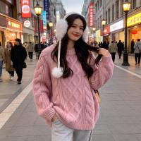 China Women's 400 grams Anti-Wrinkle Flat Knitted Pullover Sweater for Winter and Spring for sale