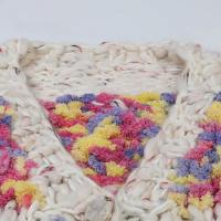 China Women's Cotton/Wool Anti-Bacterial Crocheted Sweater Pullover for Autumn Winter for sale