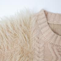 China Luxury Winter Thick Anti-Pilling Knit Sweater Women's Cable Knit Pullover for sale