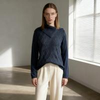 China Breathable Anti-Wrinkle Knit Sweater Pullover with Computer Knitted Design for sale