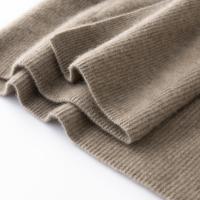 China Breathable Anti-shrink 12 GG Cashmere Cardigan Women's Coat with V-neck Rib Knit Design for sale