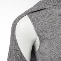 China Women's Silk Cashmere Blend Knit Sweater Pullover with 470 GSM Fabric Weight and Computer Knitted Design for sale