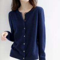China Women Cashmere Cardigan with 70% Merino Wool 30% Cashmere Anti-Wrinkle and Breathable Design for sale