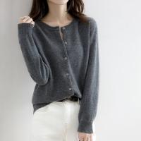 China Women Cashmere Cardigan with 70% Merino Wool 30% Cashmere Anti-Wrinkle and Breathable Design for sale