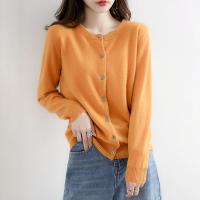 China Women Cashmere Cardigan with 70% Merino Wool 30% Cashmere Anti-Wrinkle and Breathable Design for sale