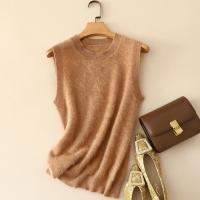 China Women's Cashmere Sweater Vest 100% Cashmere Breathable Anti-Wrinkle Luxury Casual Style for sale