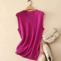 China Women's Cashmere Sweater Vest 100% Cashmere Breathable Anti-Wrinkle Luxury Casual Style for sale