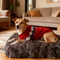 China Wholesale Warm Knitted Dog Sweater - Elegant Gentleman Style Windproof Pet Knitwear for Winter for sale