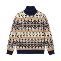 China 100% Merino Wool Men's Sweater Pullover with Breathable and Anti-Pilling Features for sale
