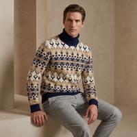 China 100% Merino Wool Men's Sweater Pullover with Breathable and Anti-Pilling Features for sale