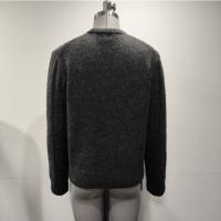 China Genea Men's Knitted Cable Sweater High Neck Pullover with Anti-Pilling Thick Wool Nylon Blend for Winter for sale
