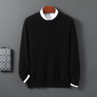 China Men's 100% Wool Pullover Knit Sweater - Breathable 12 GG for Autumn Winter for sale