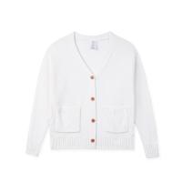 China Women Winter Vietnam Cable Knit Cardigan 100% Acrylic Anti-Wrinkle Thick 380-580g Casual V-Neck Sweater for sale