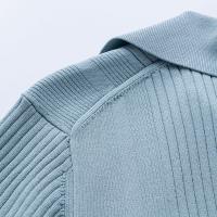 China Breathable Anti-Wrinkle Anti-shrink Women's Cropped Short Sleeve Cardigan Sweater for sale
