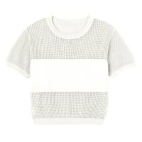 China Breathable 100% Cotton Computer Knitted Women's Sweater Knit Top for Casual Summer Wear for sale
